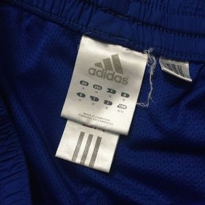 adidas | Pants | Adidas Mesh Lined Windbreaker Awv02 Blue Side Zip Y2k ...